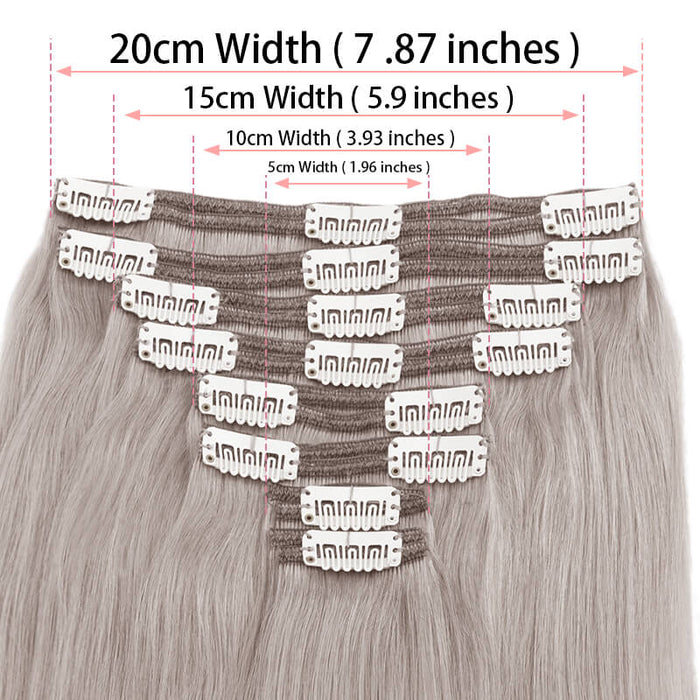 Grey Human Hair Extension