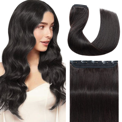 Full Volume Single Weft Clip In Human Hair Extensions