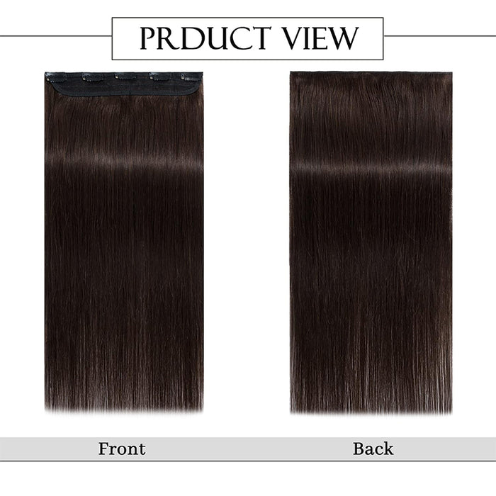 Full Volume Single Weft Clip In Human Hair Extensions