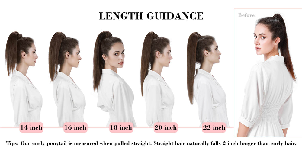 Grey Wrap-Around Ponytail Human Hair Extension, Easy-to-Wear | E-litchi
