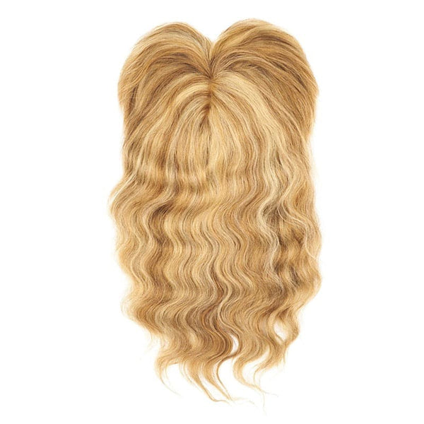 Wavy Human Hair Topper | Bangs Human Hair | E-LITCHI Hair