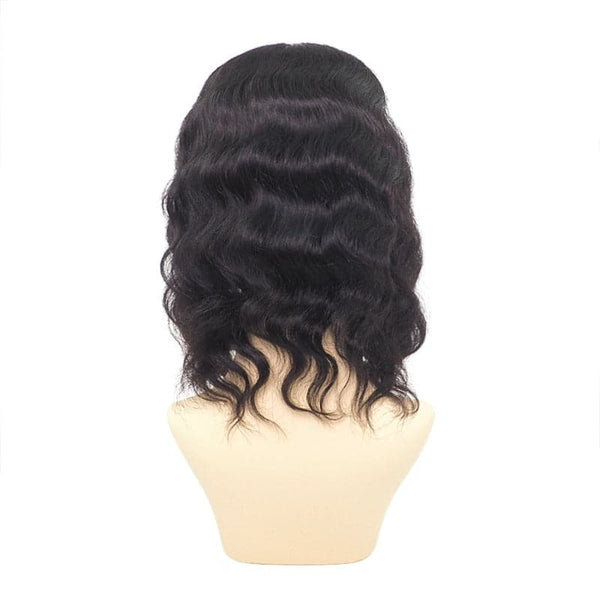 Wavy Human Hair Topper | Bangs Human Hair | E-LITCHI Hair