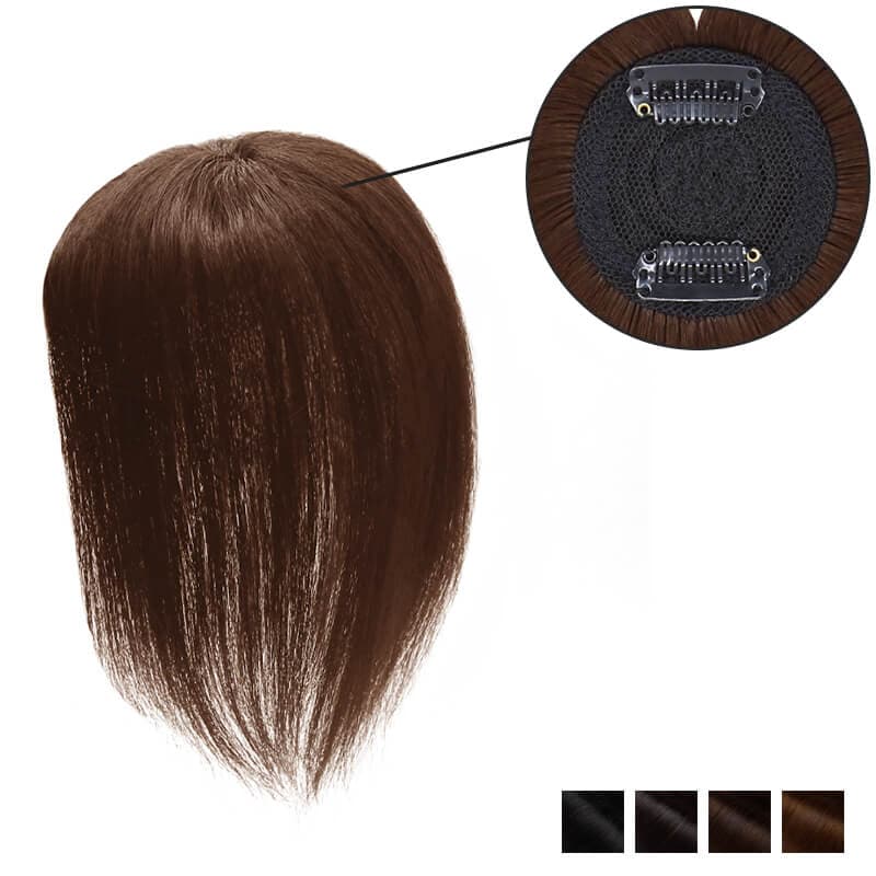 Smallest Human Hair Topper For Women's Thinning Crowns- E-litchi