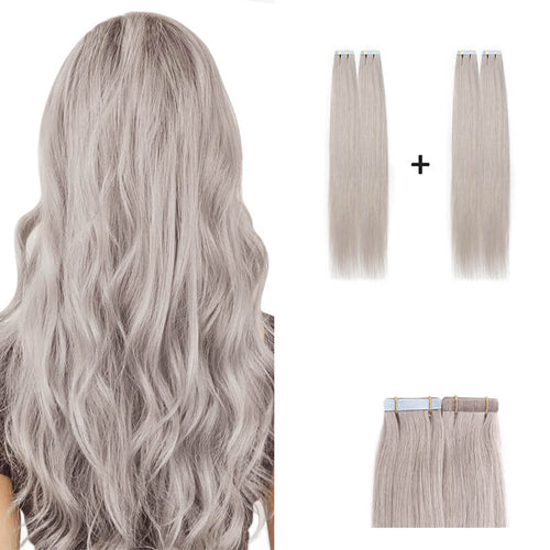 Grey Human Hair Extension